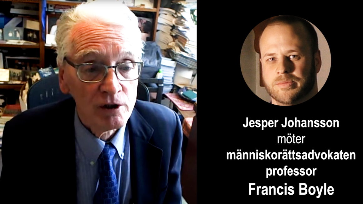 Människorättsadvokaten professor Francis Boyle: ”Covidinjektionerna är ...